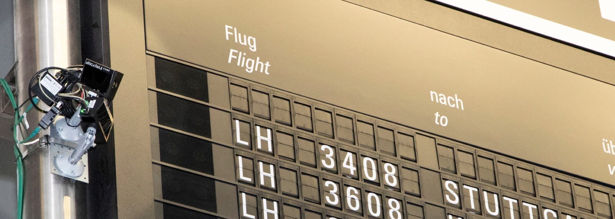 Passenger flow monitoring at Frankfurt airport