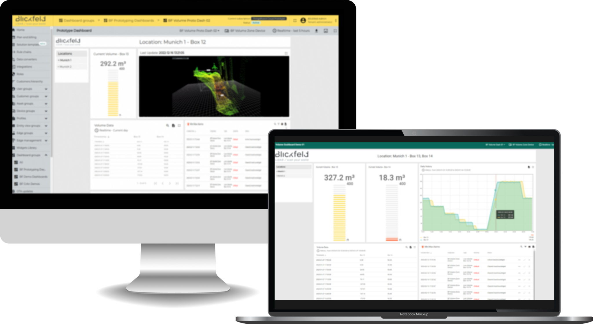 Efficient Inventory Management Through LiDAR-Based Volume Monitoring