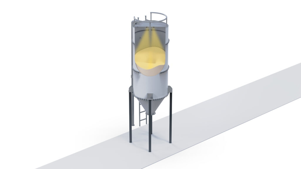 Bulk Solids Measurement with 3D LiDAR for Silo Monitoring